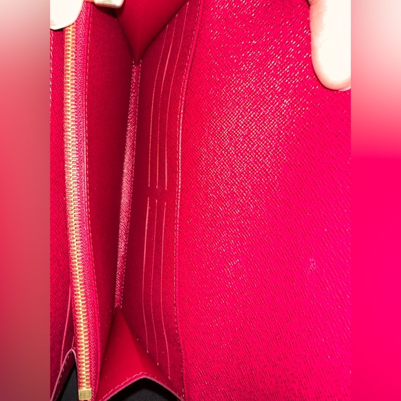 Louis Vuitton | Bags | Louis Vuitton Sarah Wallet In Fuchsia Monogram ...